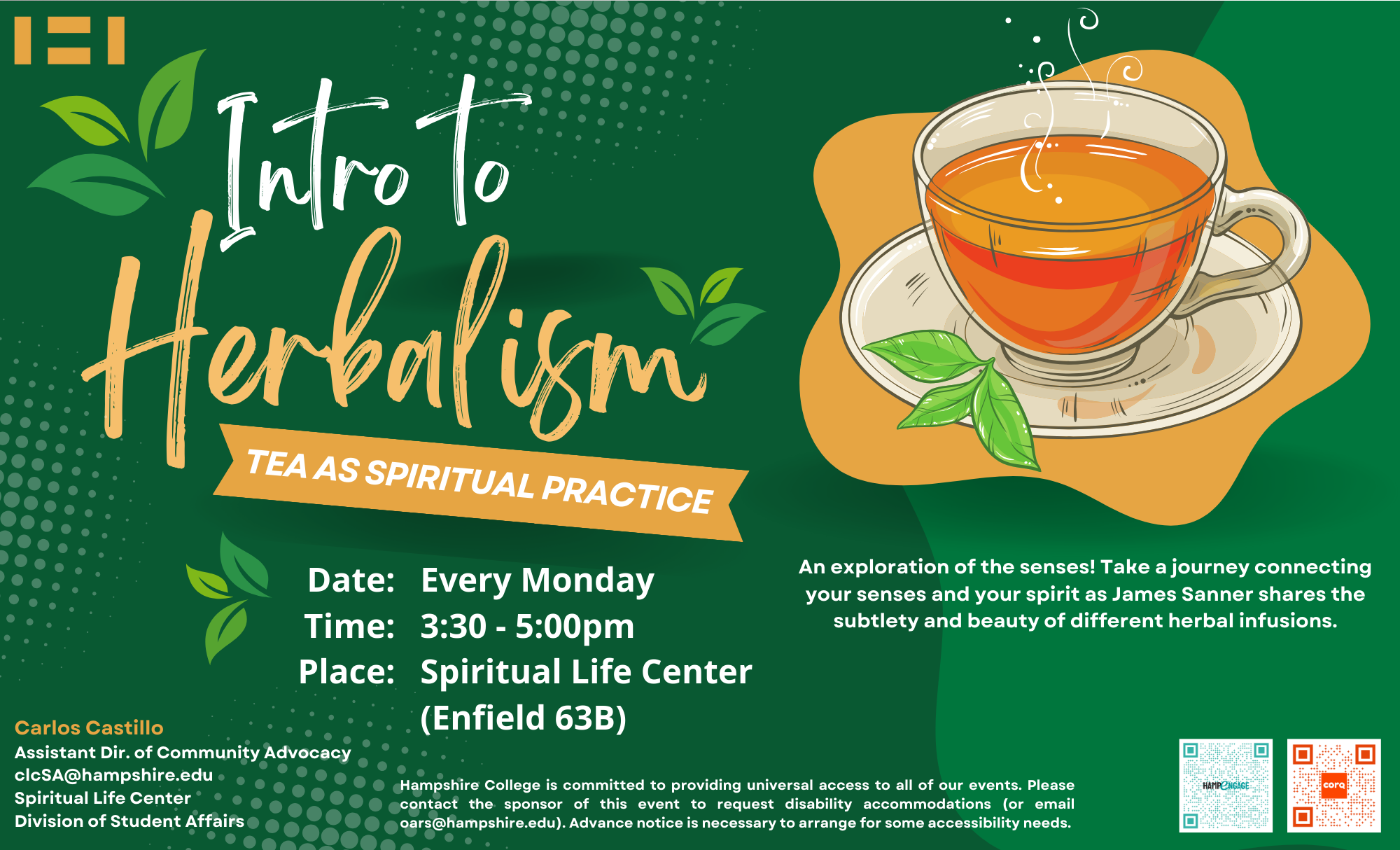 Introduction to Herbalism: Tea as Spiritual Practice | Hampshire ...