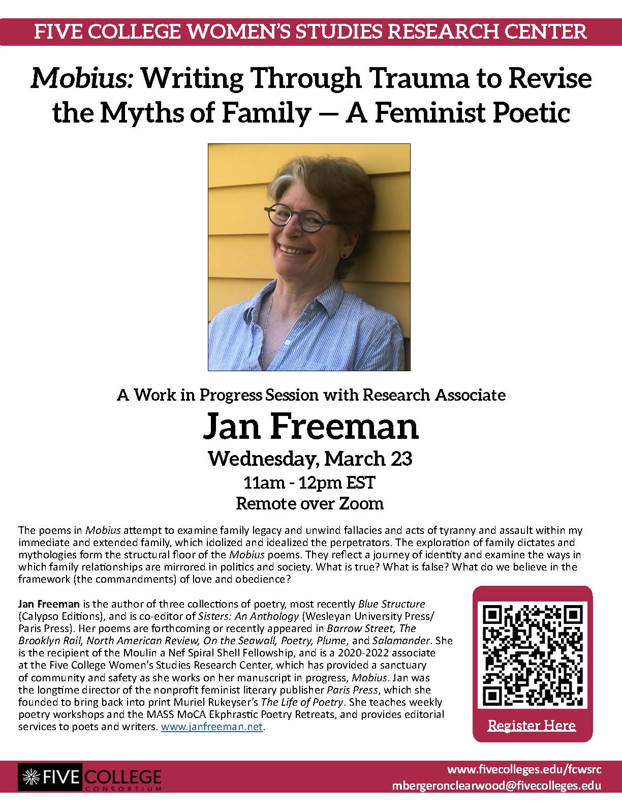 "Mobius: A Feminist Poetic" -- a Work in Progress with Jan Freeman ...