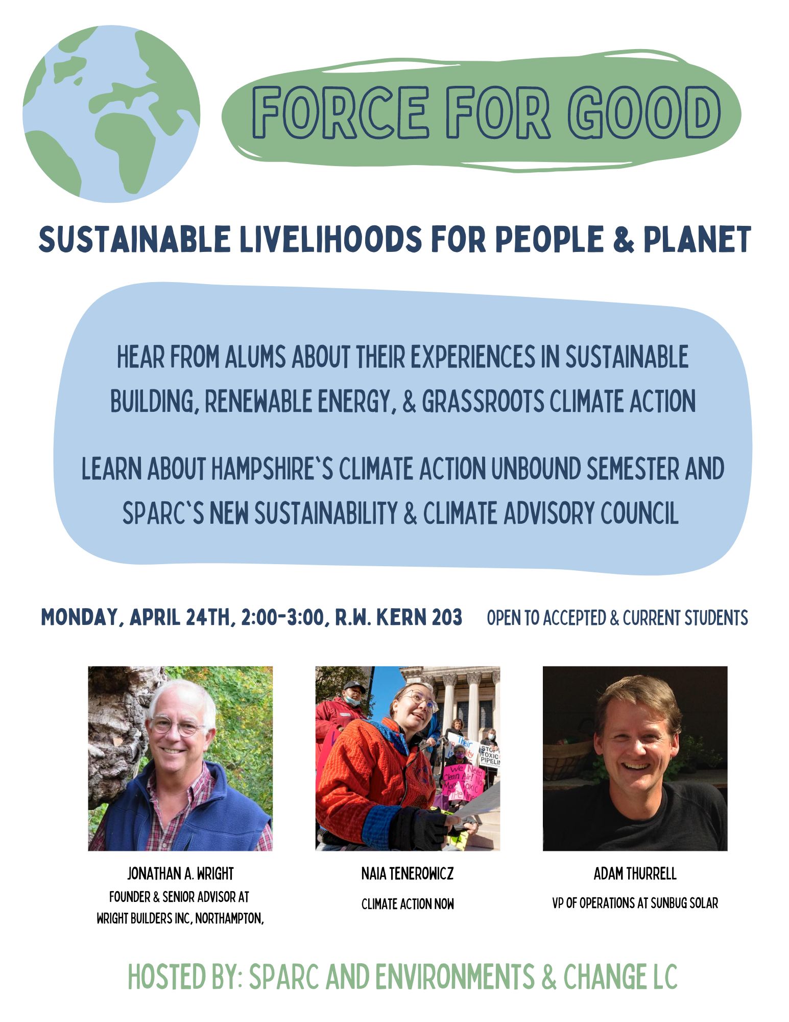 ALUM PANEL- Force for Good: Sustainable Livelihoods for People & Planet ...