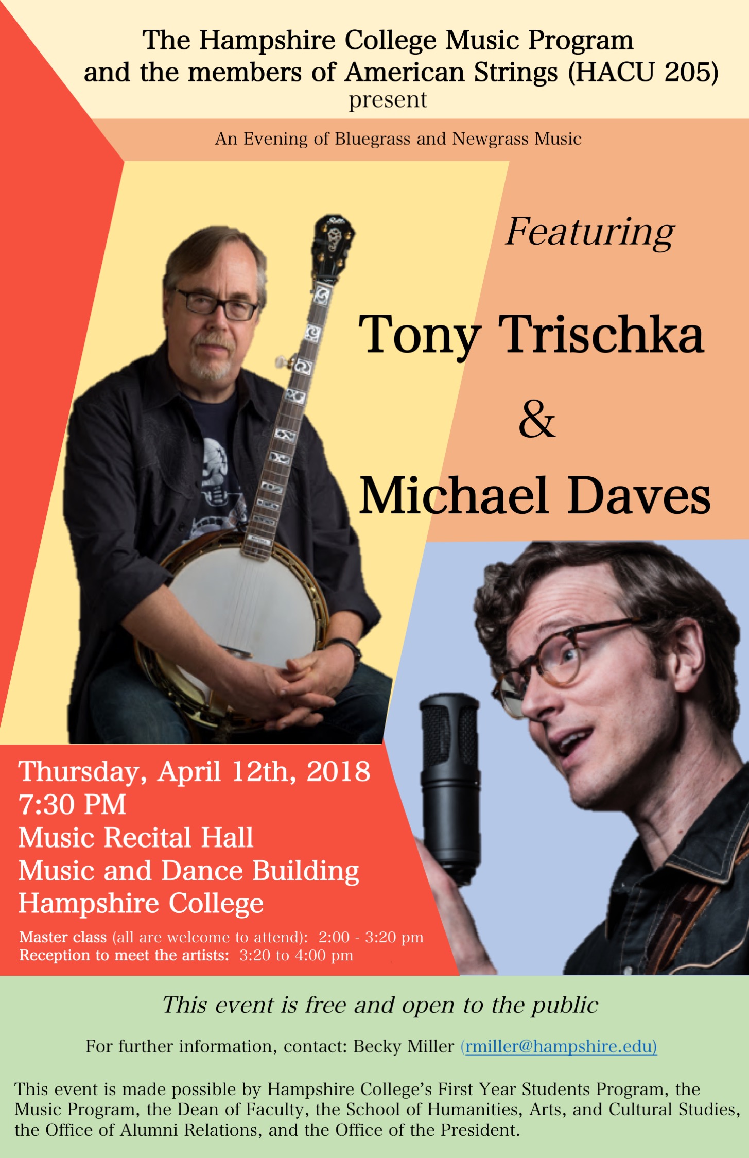 An Evening of Bluegrass/Newgrass with Tony Trischka and Michael Daves ...